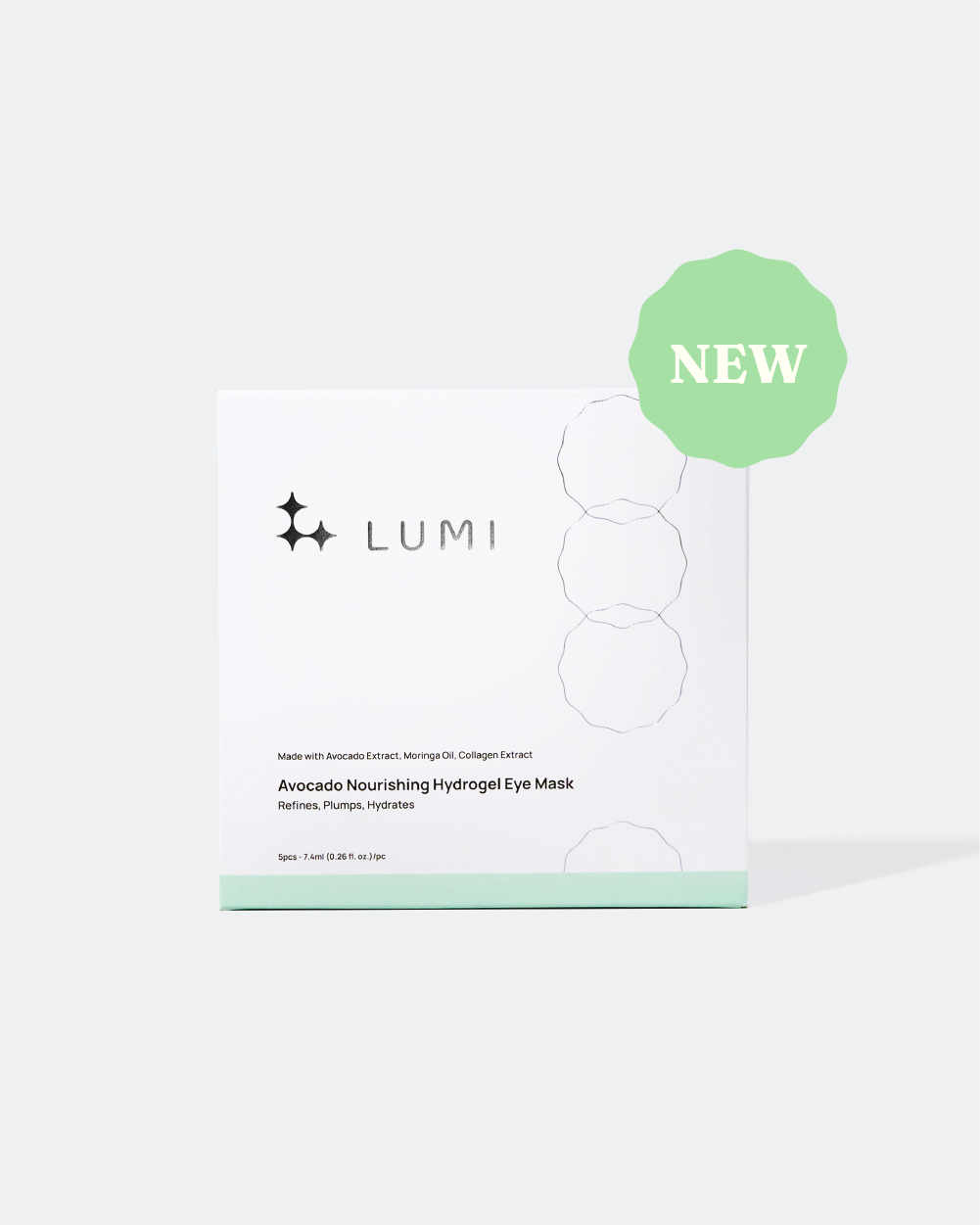 Avocado Nourishing Hydrogel Eye Mask – LUMI Beauty