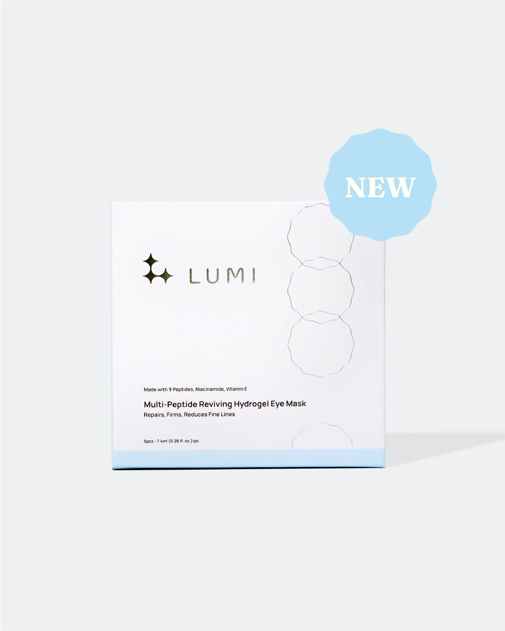 Multi-Peptide Reviving Hydrogel Eye Mask – LUMI Beauty
